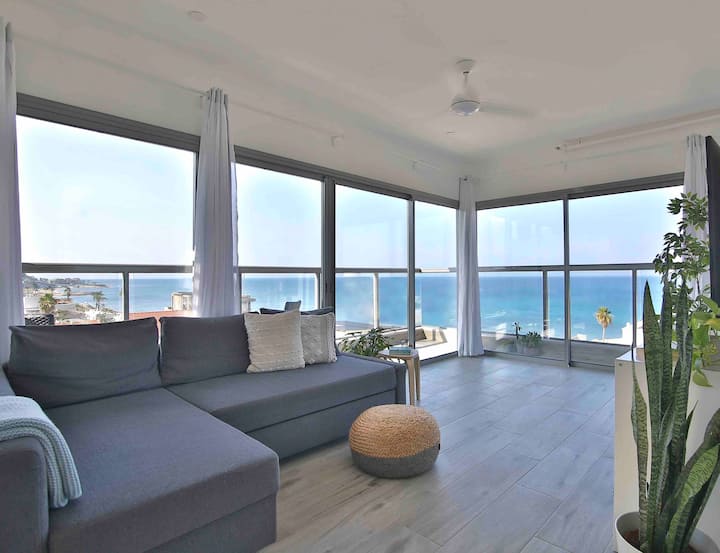 New Seafront Apt. Few Steps To Bat-galim Beach! - Israël