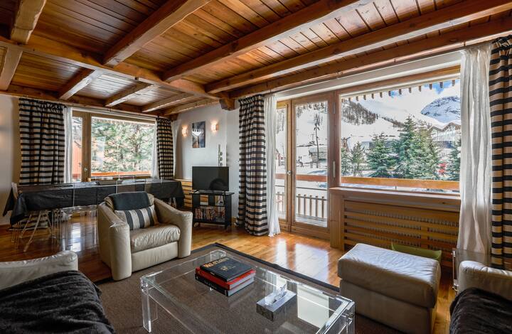Plein Sud - 3 Bedroom Apt Overlooking The Piste - Val-d'Isère