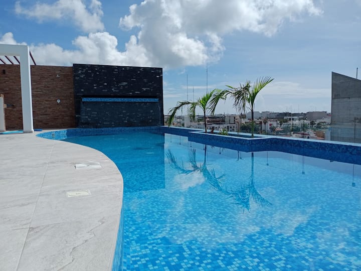 Hermoso Loft, Centrico, 4 Cuadras 5ta Av Y Playa - Playa del Carmen