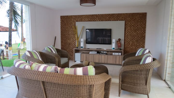 Casa Linda Beira Mar Em Tamandaré - Praia dos Carneiros