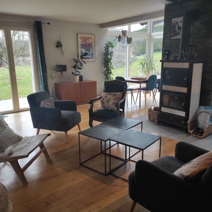 Maison Familiale + Chalet (10-12 Per) Avec Piscine - Annecy