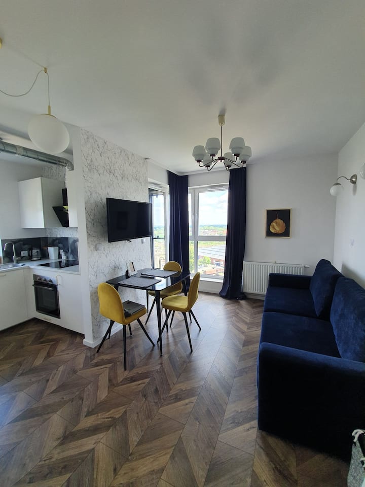 13 Piętro -Panoramiczny Widok-kawalerka - Wrocław