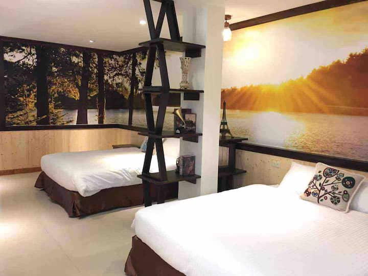 日月潭星月澄嵐(原楓茗民宿)-澄嵐四人房 - 魚池鄉