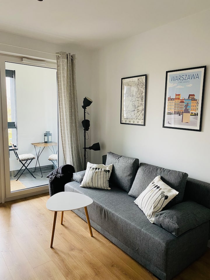 Przytulny Apartament Metro Bemowo - Varsovia