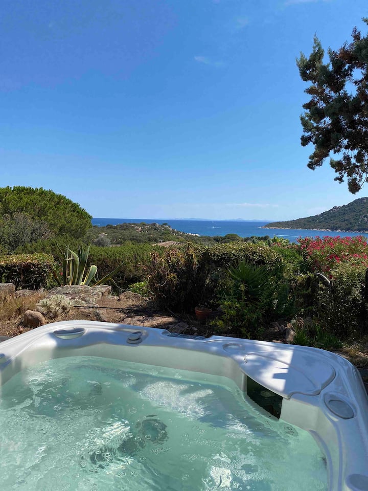 Villa Vue Mer Santa Giulia Avec Jacuzzi Privé - Porto-Vecchio