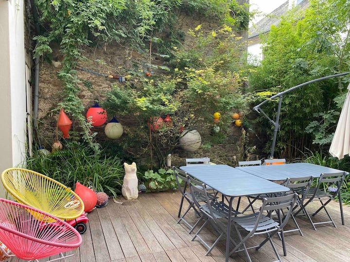 St Malo, La Joyeuse, Bright And Family-friendly, 800m From The Beach, 8-10 Pers - Saint-Malo
