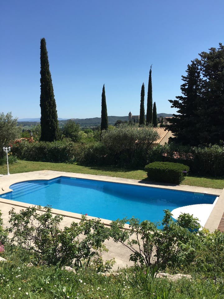 Provence, Piscine  Et Oliviers - Rochefort-du-Gard