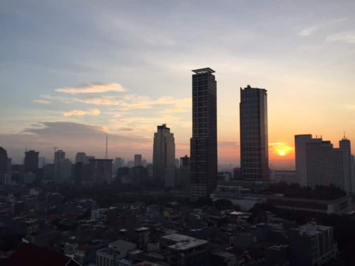 Cozy 1br Aparment In Thamrin City With Free Wifi - Jakarta