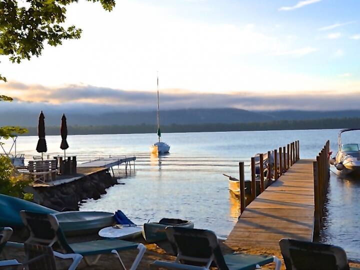 Beautiful Lakefront Home With Beach And Dock Slip! - Lake George, NY