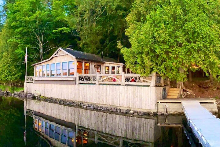 The Boat And Bunk House's On Beautiful Lake Simond - Tupper Lake, NY