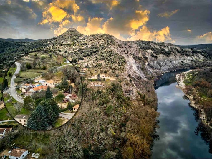 Gite Du Posas Avec Terrasse Et Climatisation - Vallon-Pont-d'Arc