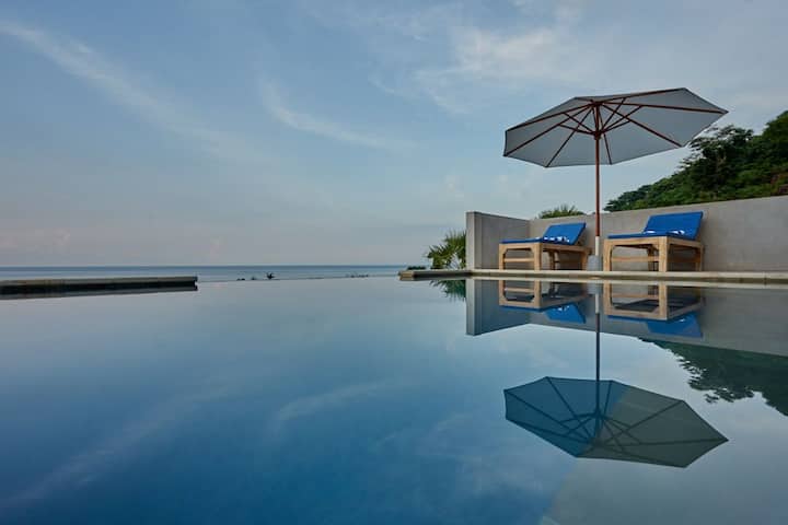Villa Aska 2, Private Pool With Amazing Ocean View - Seraya