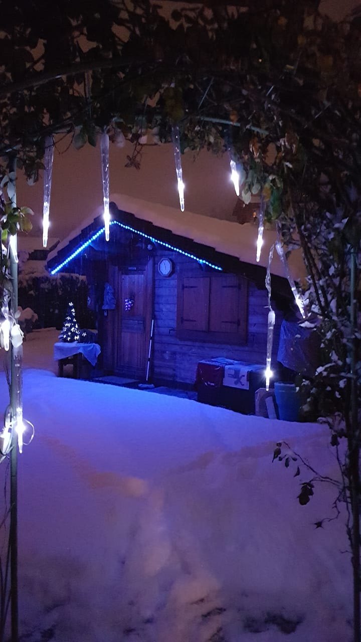 Petit Chalet Cocooning Avec Vue Mt Blanc+ Piscine - Combloux