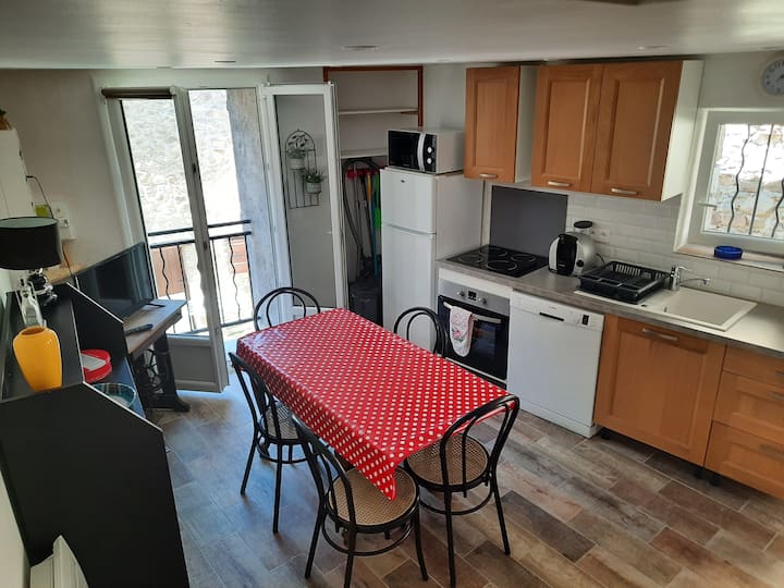Maison Village Le Fugeret 4 Couchages "Le Rocher" - Annot