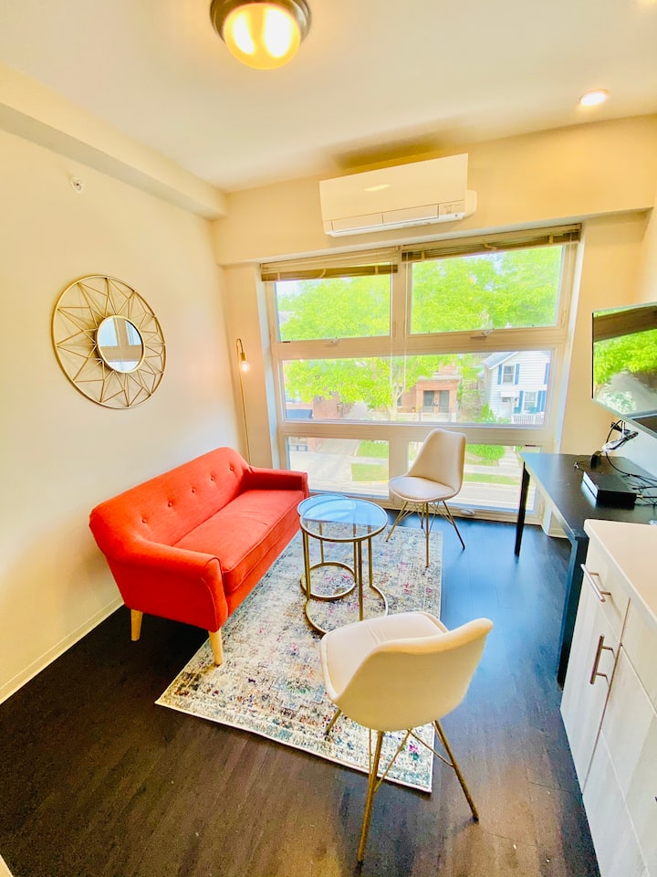 Modern, Clean & Pleasant Downtown Studio (312). - Madison