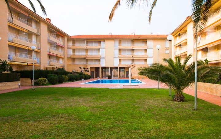 Piso Con Piscina En La Misma Playa - Calafell