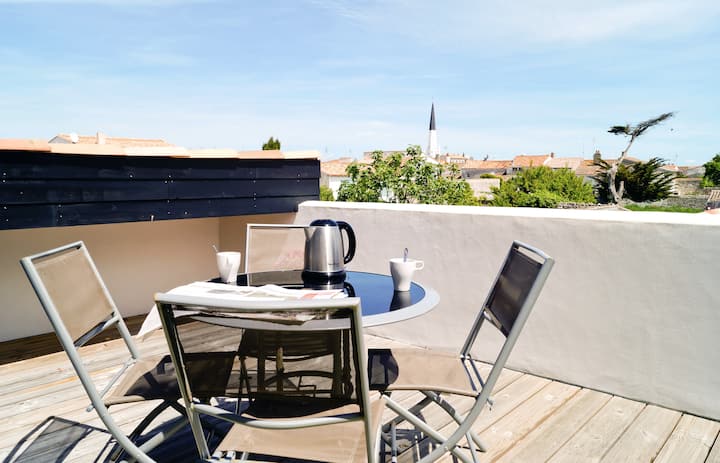 Au Calme Proche Village,lumineux,terrasse Panorami - Île de Ré