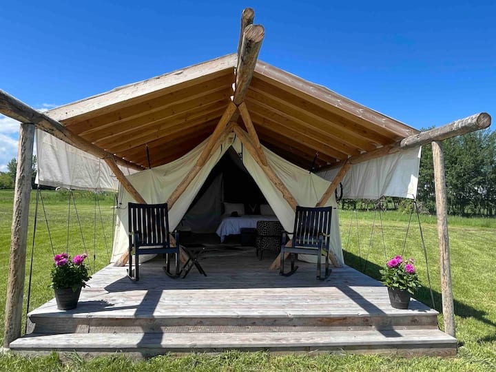 Heritage Ranch 'Cowboy' Glamping Tent (1) - Bozeman, MT