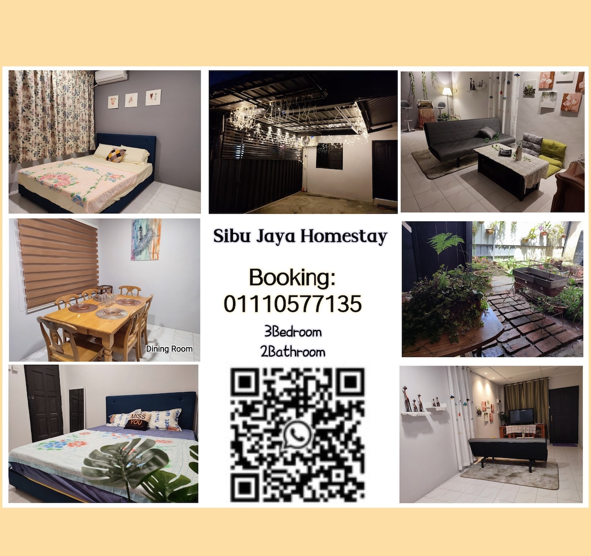 Kelly Homestay 3 @ Sibu airport + Car Rental - Houses for Rent in Sibu ...