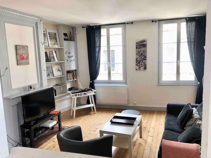 L'orchidée L' Appart' En Centre Ville De Honfleur - Plage de Pennedepie