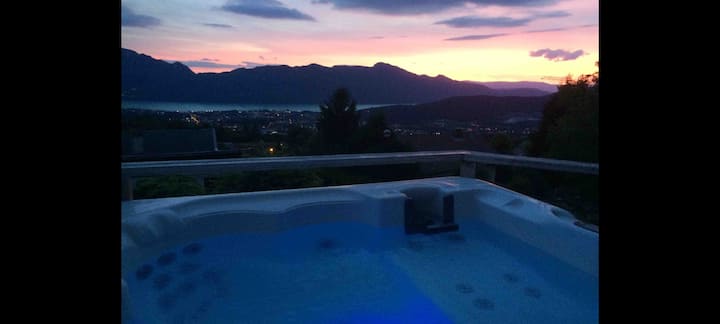 Chalet Ski Itinérant 6 Massifs Cheminée Spa Sauna - Lac du Bourget