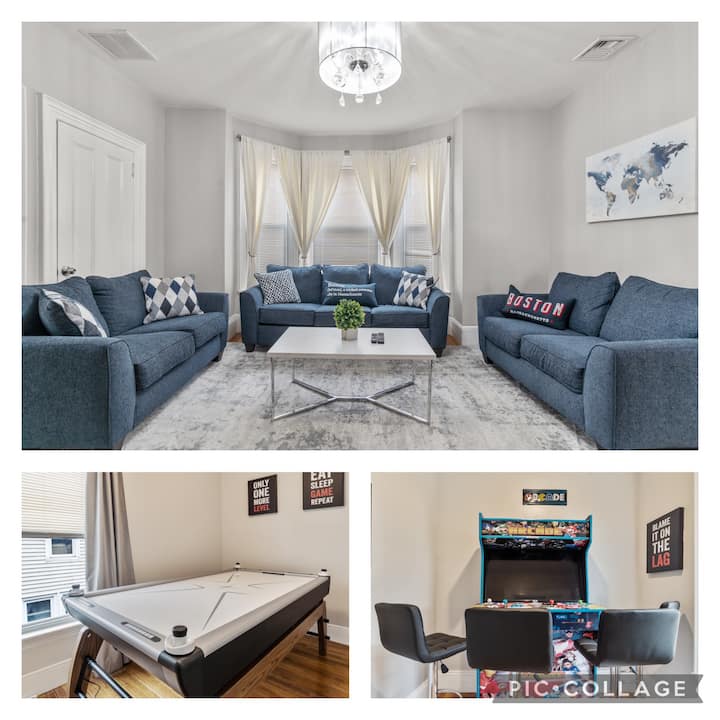 Arcade | Air Hockey | Modern With Balcony - Massachusetts