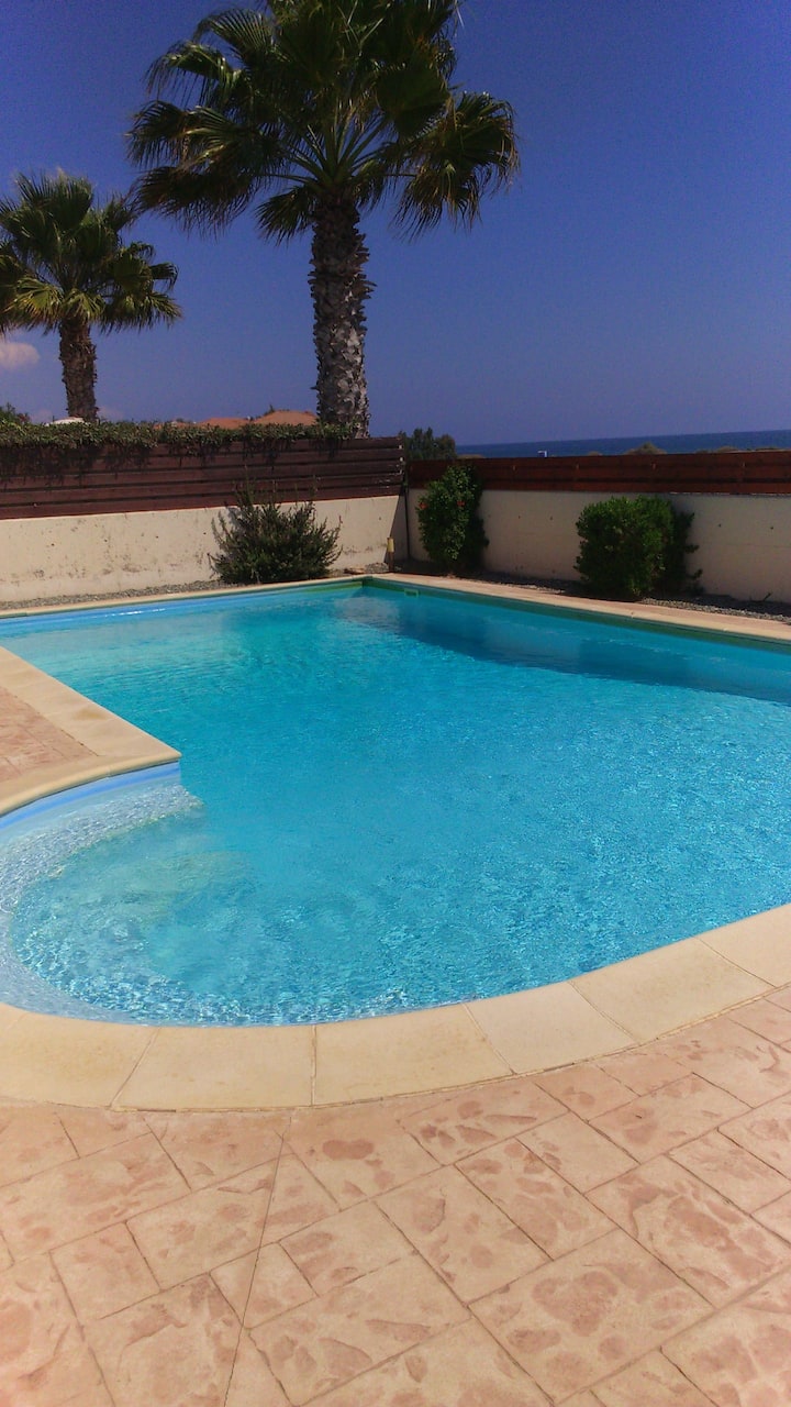 Villa Elena-sea View-private Pool - Перволия