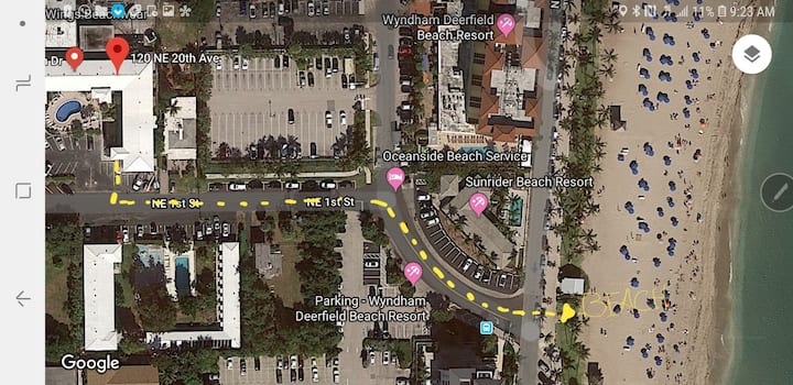 1/1  One Minute Walk To Beach, Bars, Restaurants! - Deerfield Beach, FL