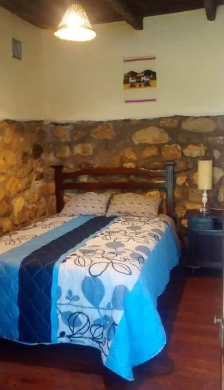 Habitación Rustica Matrimonial Con Chimenea - Concepción