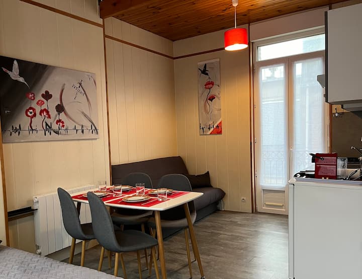 Studio Traversant 2 Balcons Au Cœur Des Cordiers - Le Tréport
