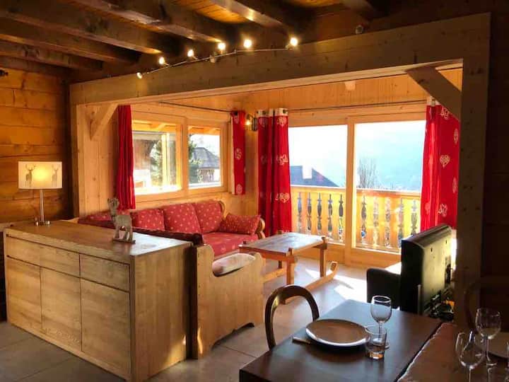 Chalet Familial Cosy Plein Sud Pour 11personnes - Morillon