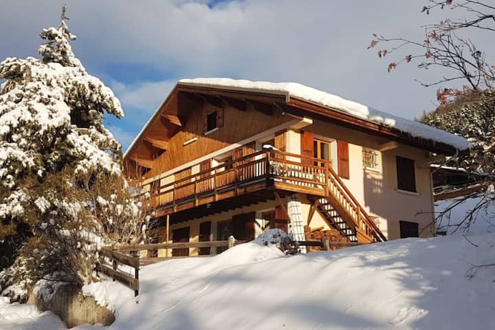 Triplex De Luxe Dans Chalet Avec Jardin Pour 9 Pax - Serre Chevalier