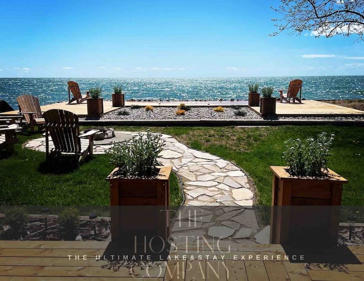 Escape On Erie-fireplace/outdoor Firepit/lake - Leamington