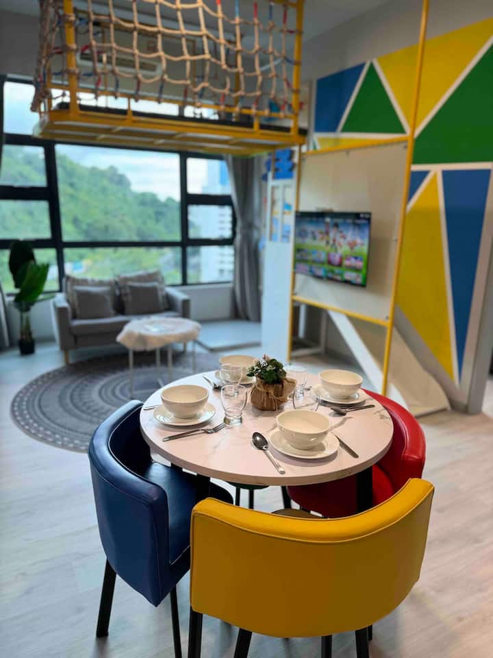 Jq9 Slideloftbed 5pax Near Suria Mall Gaya St Sicc - Kota Kinabalu