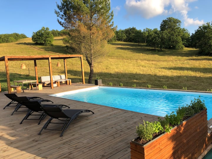 La Case à Nini Paisible Maison Avec Piscine - France