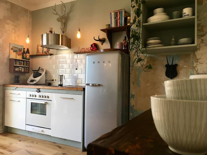 Urban & Vintage Room Central In Lovely Pempelfort - 뒤셀도르프