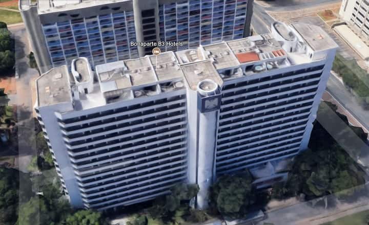 Flat No Hotel Bonaparte - No Centro De Brasília - Brazil