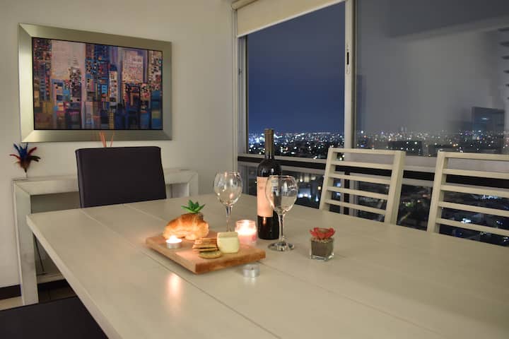 Spectacular Penthouse View Cd A.c. Wifi 300mbps - Guadalajara