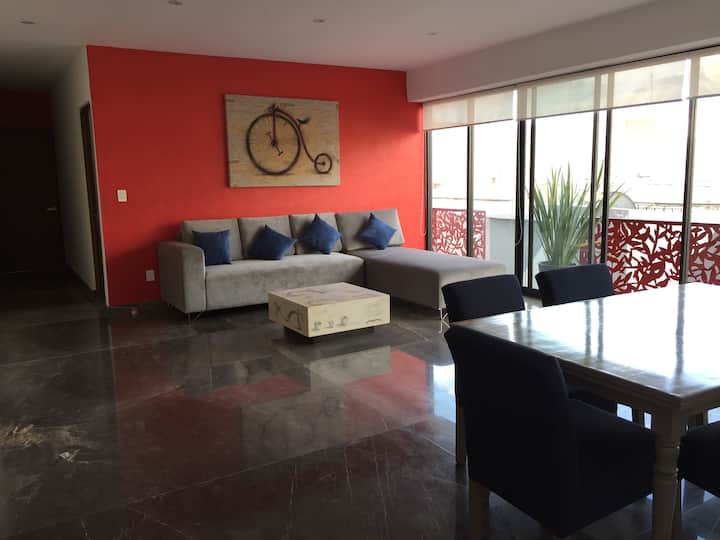 Beautiful 3 Rooms Apartment In Historic Centre Pue - Puebla