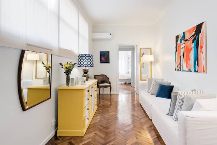 Recoleta Chic, Apacible Y Elegante Apartamento - Buenos Aires