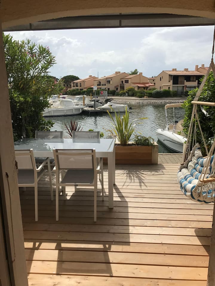 Marina Au Bord De L'eau Et Au Calme - Saint-Cyprien