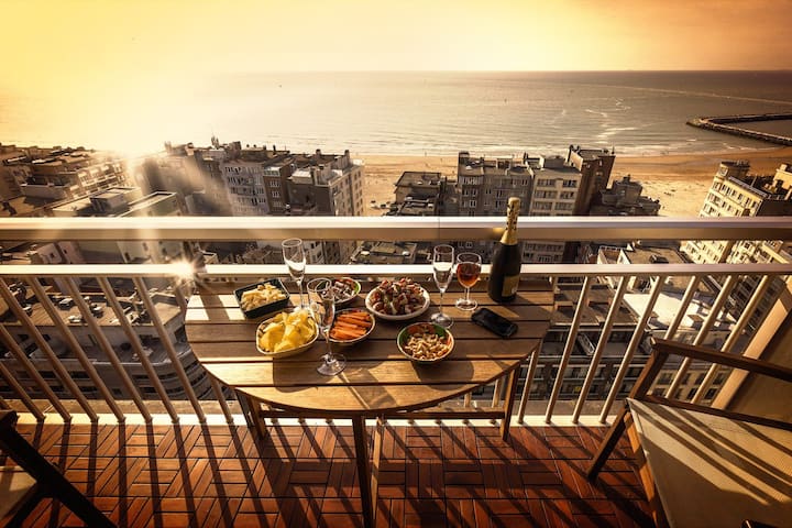 Design App. Met Zeezicht & Garage. 5pers. 20th Fl. - Ostende