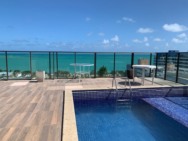 Apê De 2/4 A 1a Quadra Da Praia De Pajuçara - 마세이오