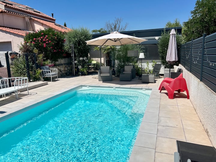 T1 Au Calme, Accès Piscine & Possibilité Jacuzzi - Cabriès