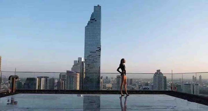 Luxury  Silom Sathon Condo, Bts 公寓 四面佛,Siam暹罗广场 - Bang Rak