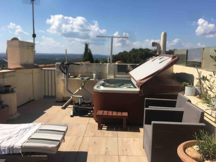 Châteauneuf Du Pape - Chez Marie - Vue Panoramique - Orange