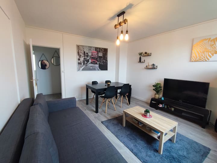Appartement Familial Spacieux - 3 Chambres - Amiens