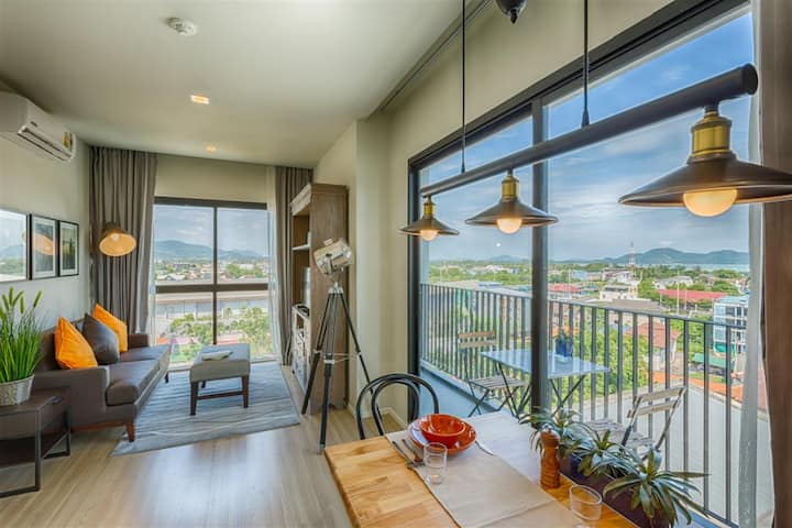 Best Dlux Condo W/kitchen Seaview 701 - Phuket