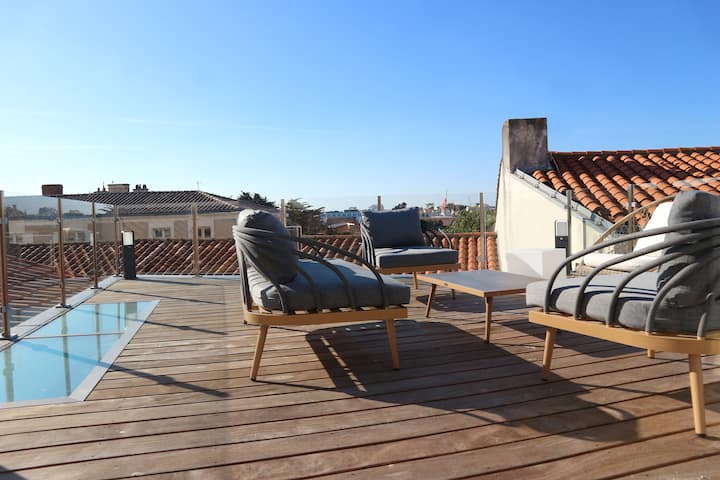 Maison Hypercentre 130m²+jardin+solarium+parking - Saint-Gilles-Croix-de-Vie