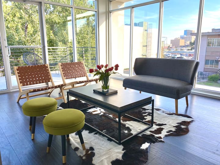 Skyline Views Modern 3 Level In Downtown Okc #E - Bricktown - Oklahoma City